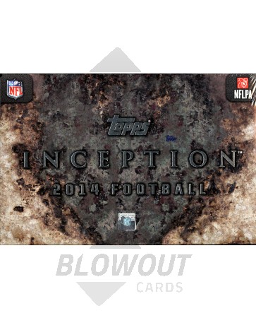 2014 Topps Inception Football Hobby Box