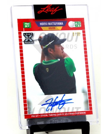 2021 Pro Set Hideki Matsuyama Autograph Card /99