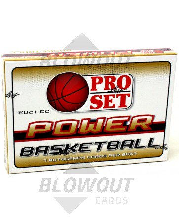 2021/22 Pro Set Power Basketball Hobby Box