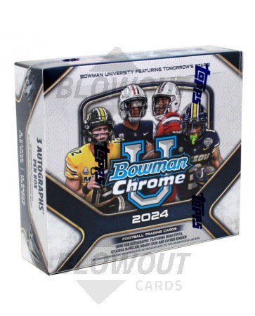 2024 Bowman Chrome University Football Jumbo Box