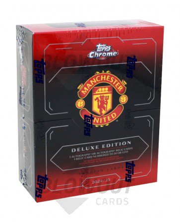 2024/25 Topps Chrome Manchester United Soccer Deluxe Edition Box