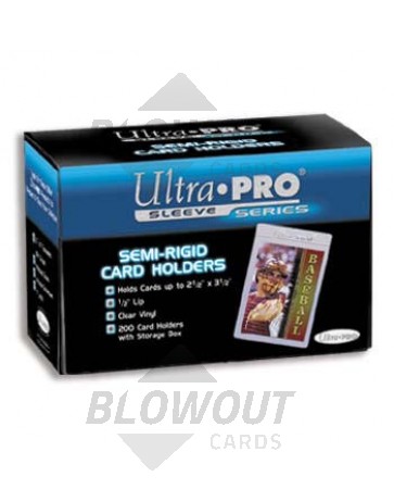 Ultra Pro Semi-Rigid Card Holder - 200ct Box
