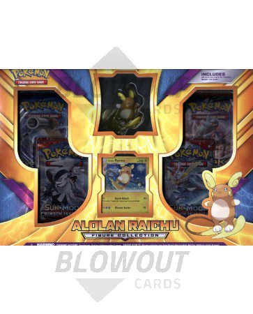 Pokemon Alolan Raichu Figure Collection Box