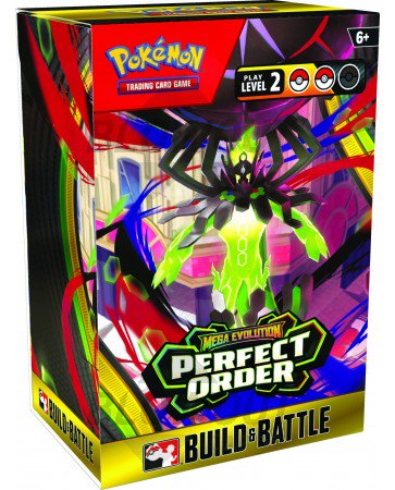 Pokemon Mega Evolution Perfect Order Build & Battle Deck - Display