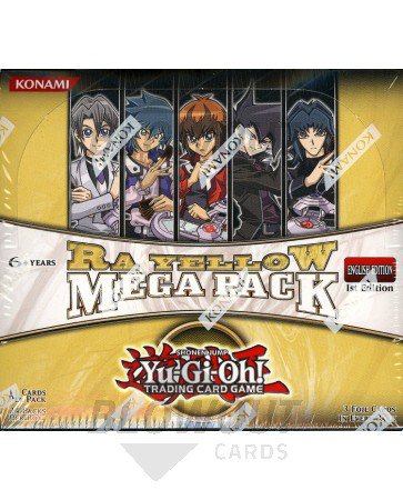 Yugioh Ra Yellow Mega Pack 1st Edition Booster Box