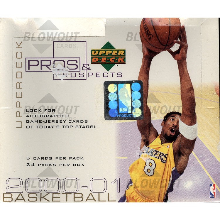 2000/01 Upper Deck Pros & Prospects Basketball Hobby Box