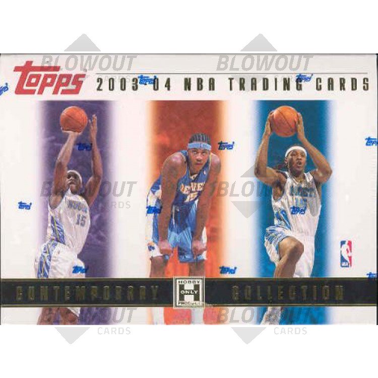 2003/04 Topps Contemporary Collection Basketball Hobby Box