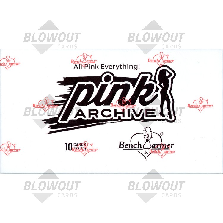 2016 Benchwarmer Pink Archive Final Ed Trading Cards Box