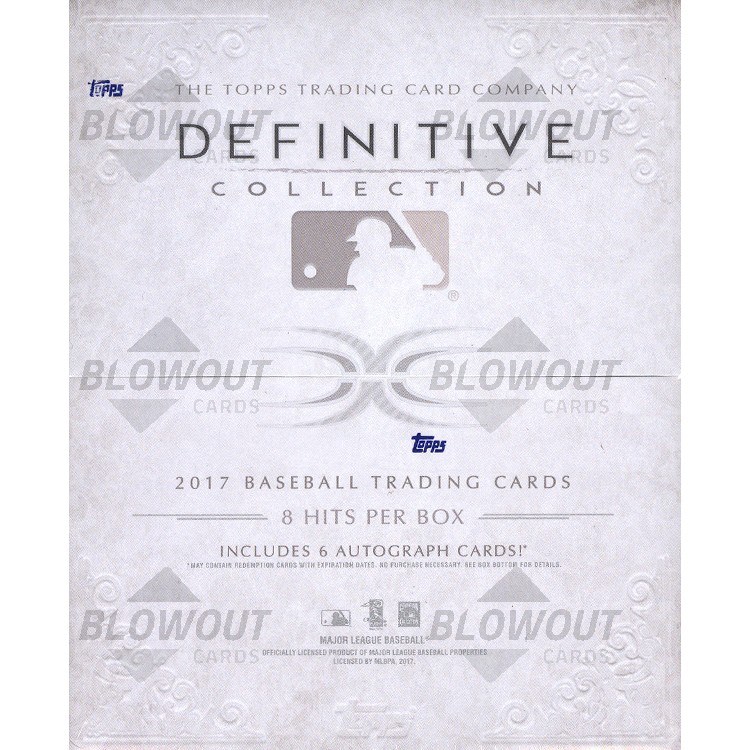 2017 Topps Definitive Baseball Hobby Box