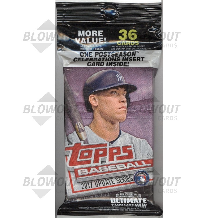 2017 Topps Update Series Baseball Fat Pack