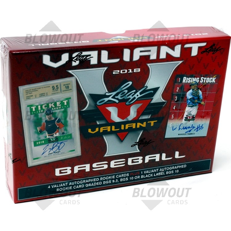 2018 Leaf Valiant Baseball Hobby Box