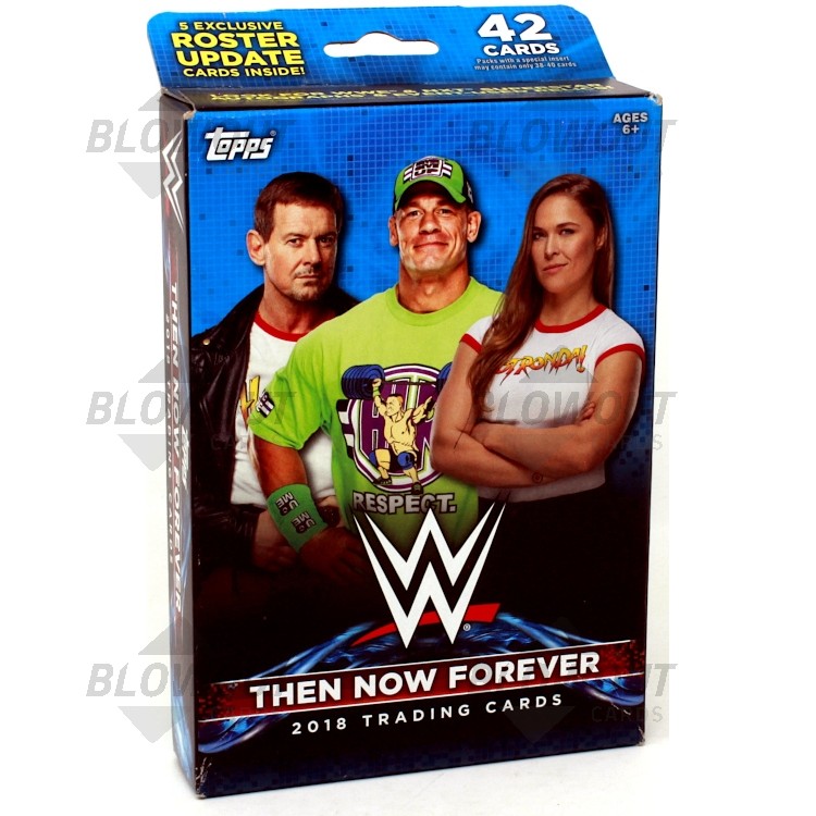 2018 Topps WWE Then, Now, Forever Wrestling Hanger Pack Box