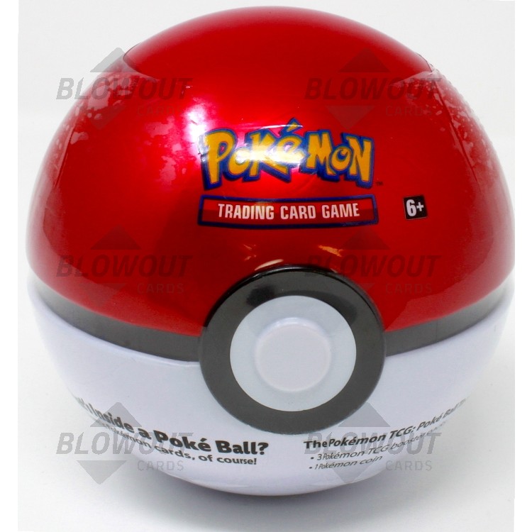 Pokemon Poke Ball Tin - 6 Tin Case