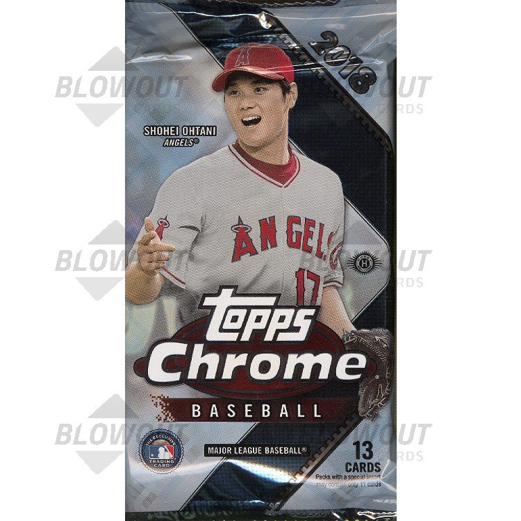 2018 Topps Chrome Baseball Jumbo HTA Box
