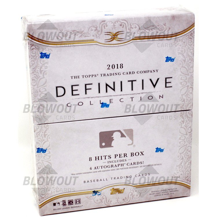 2018 Topps Definitive Baseball Hobby Box