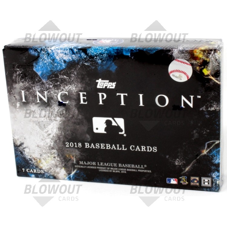 2018 Topps Inception Baseball Hobby 16 Box Case