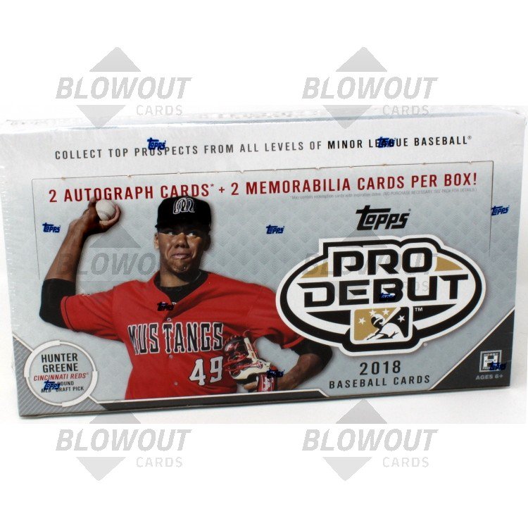 2018 Topps Pro Debut Baseball Hobby Box