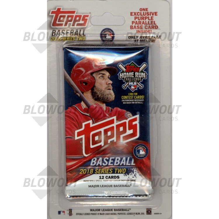 2018 Topps Series 2 Baseball Retail Blister Pack