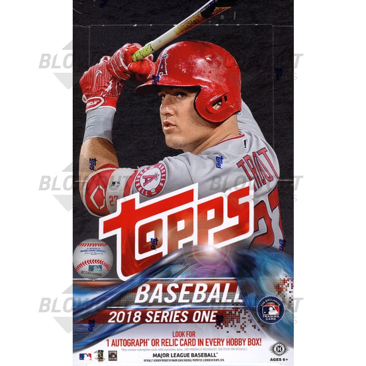 2018 Topps Series 1 Baseball Hobby Box + 1 Silver Pack