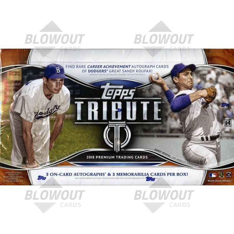 2018 Topps Tribute Baseball Hobby Box