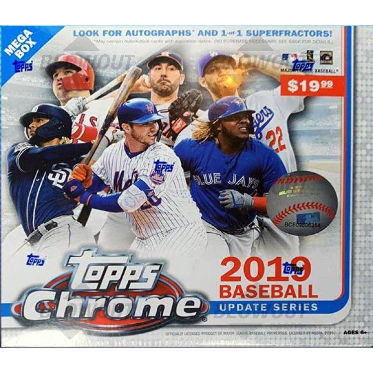 2019 Topps Chrome Update Baseball Mega Box