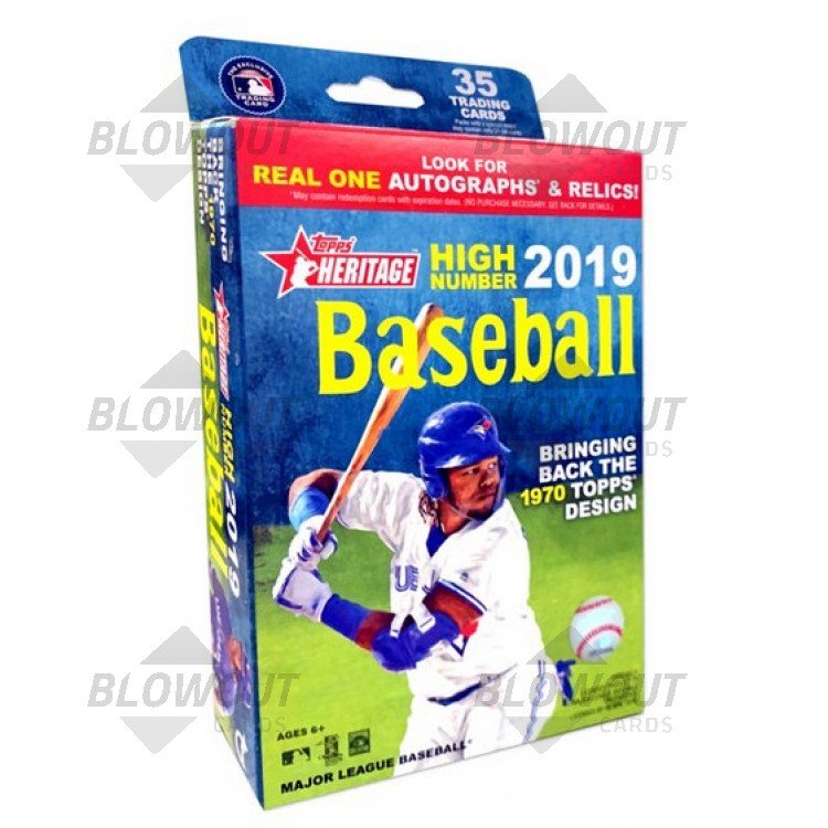 2019 Topps Heritage High Number Baseball Hanger Pack