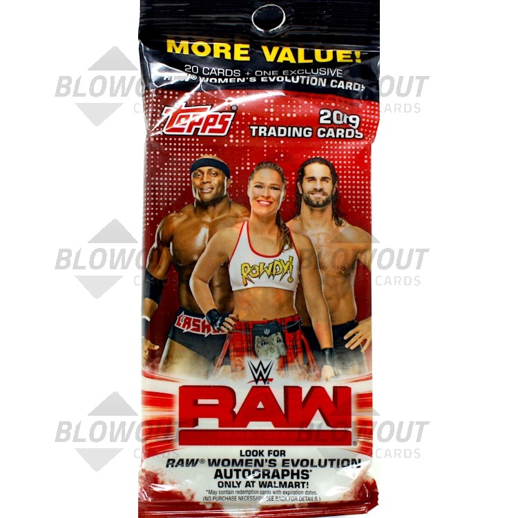 2019 Topps WWE RAW Fat Pack
