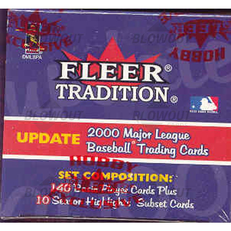 2000 Fleer Tradition Update Baseball Factory Set