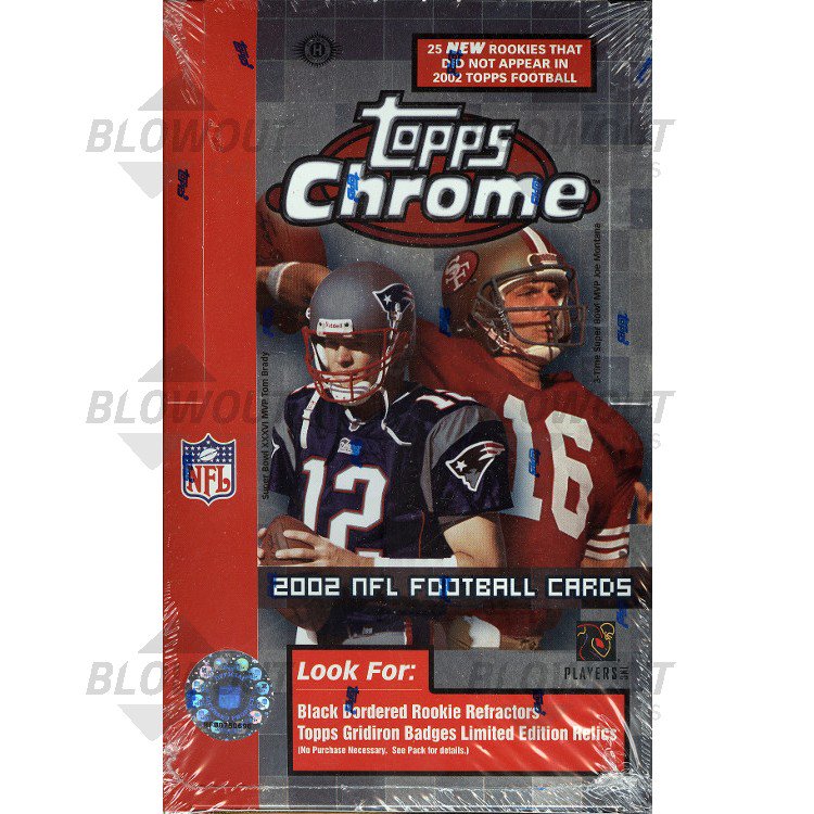 2002 Topps Chrome Football Hobby Box