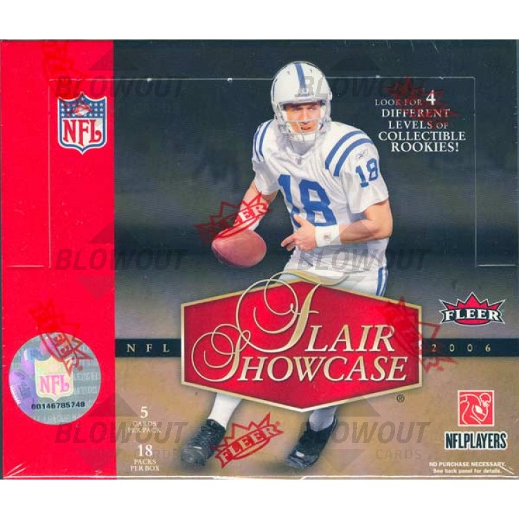 2006 Fleer Flair Showcase Football Hobby Box