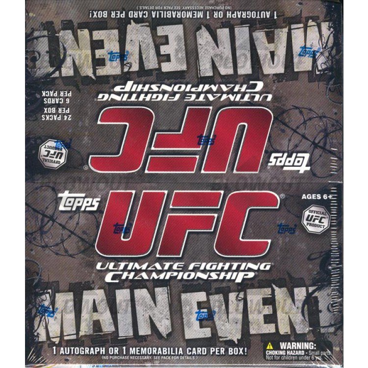 2010 Topps UFC Main Event Retail 12 Box Case