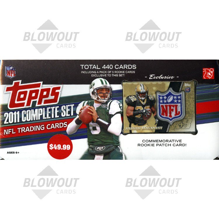 2011 Topps Football Factory Set w/Relic - 6 Set Case