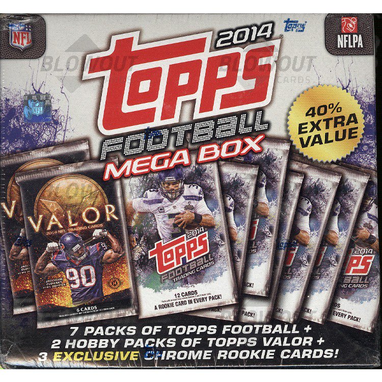 2014 Topps Football Mega Box - 20 Box Lot
