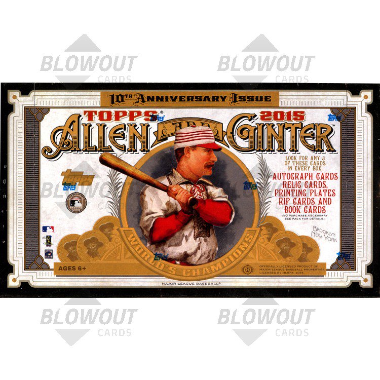 2015 Topps Allen & Ginter Baseball Hobby 12 Box Case
