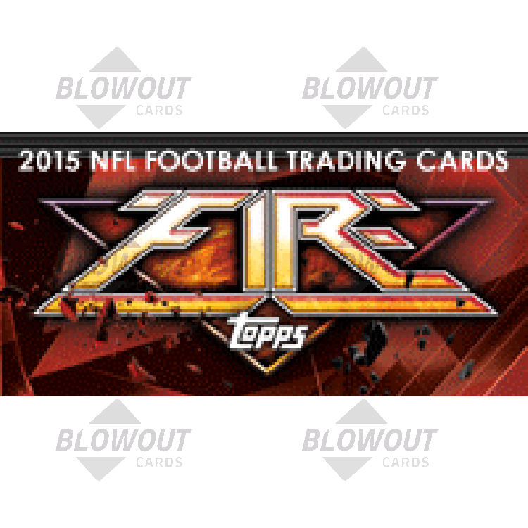2015 Topps Fire Football Hobby Box