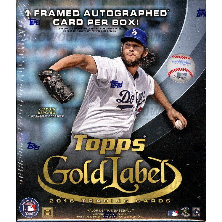 2016 Topps Gold Label Baseball Hobby Box