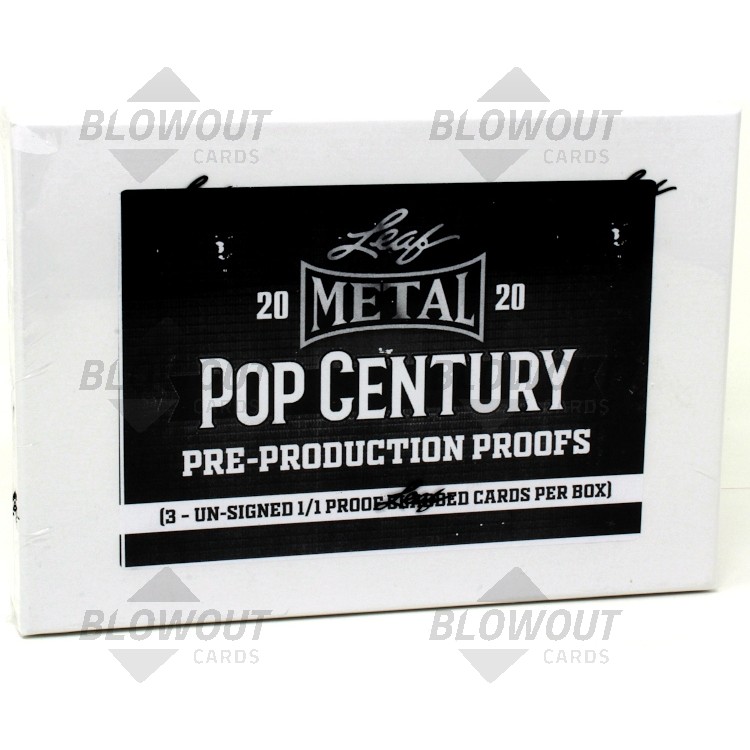 2020 Leaf Metal Pop Century 1/1 Pre-Production Proof Box