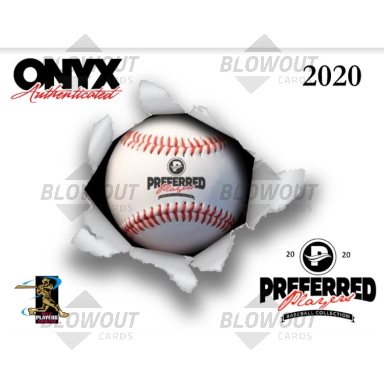 2020 Onyx Preferred Players Collection Baseball Box