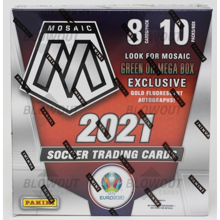 2020/21 Panini Mosaic UEFA Euro Soccer MEGA Box