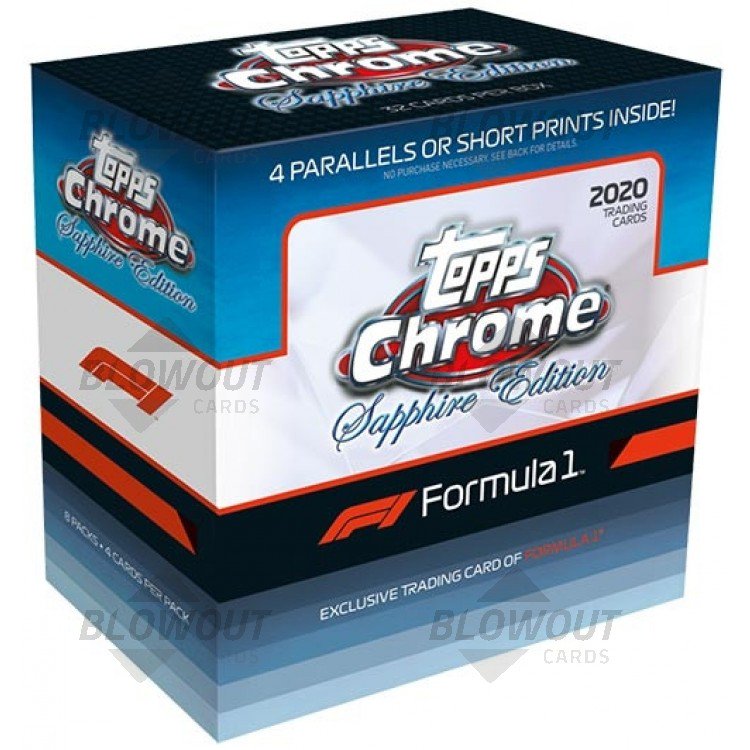 2020 Topps Chrome Formula 1 Racing Sapphire Edition Box