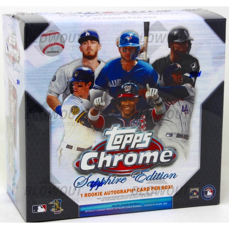 2020 Topps Chrome Sapphire Edition Baseball Box