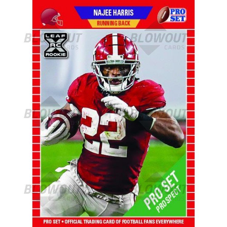 2021 Pro Set PS7 Najee Harris Rookie Card - 20 Card Lot