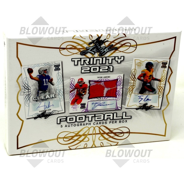 2021 Leaf Trinity Football Hobby Box