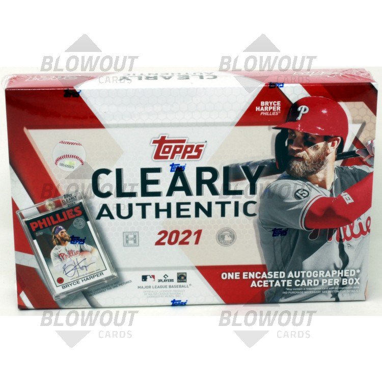2021 Topps Clearly Authentic Baseball Box