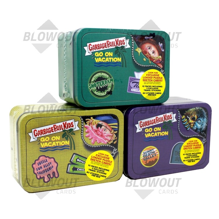 2021 Topps Garbage Pail Kids: GPK Go On Vacation Tin 20 Box Case