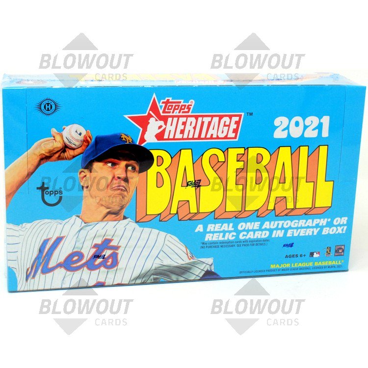 2021 Topps Heritage Baseball Hobby Box