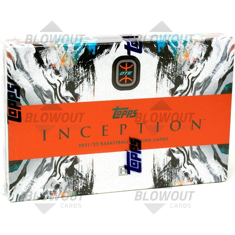2021/22 Topps Inception Overtime Elite Basketball Hobby 16 Box Case