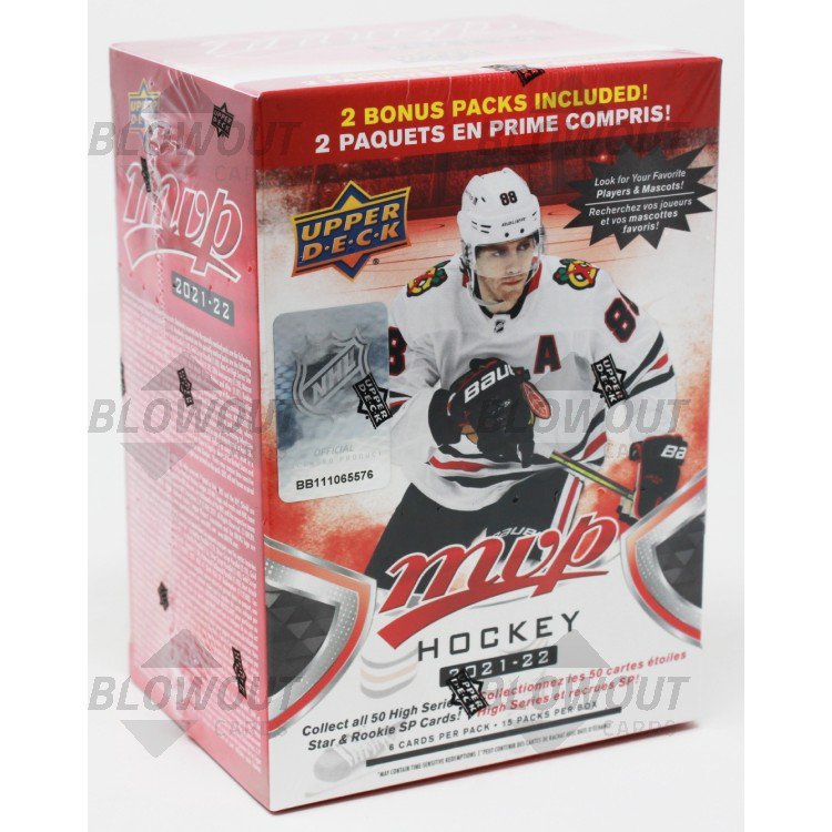 2021/22 Upper Deck MVP Hockey Blaster Box