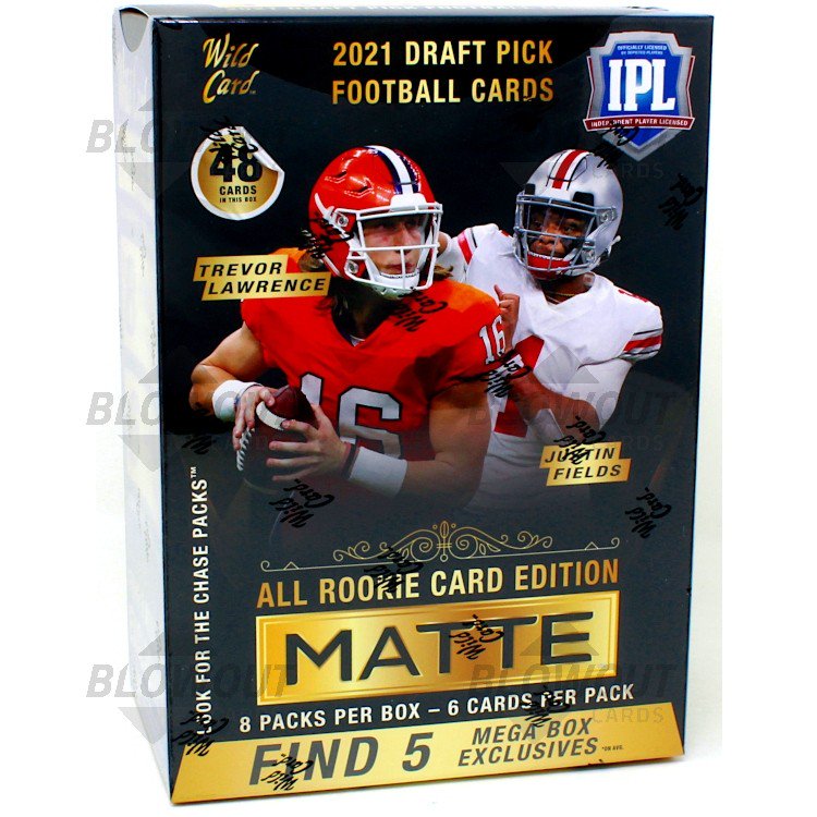 2021 Wild Card MATTE Football Mega Box