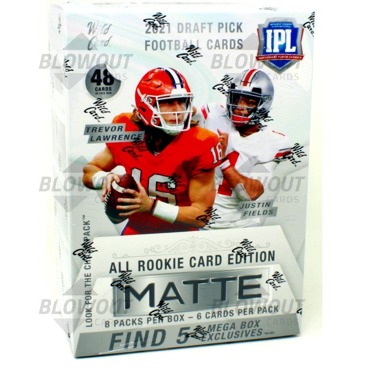 2021 Wild Card MATTE Football Mega Box